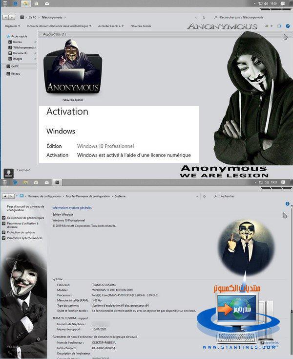 ll 3.49 GB ll WINDOWS 10 PRO ANONYMOUS V2 1909 (18363.592) X64
